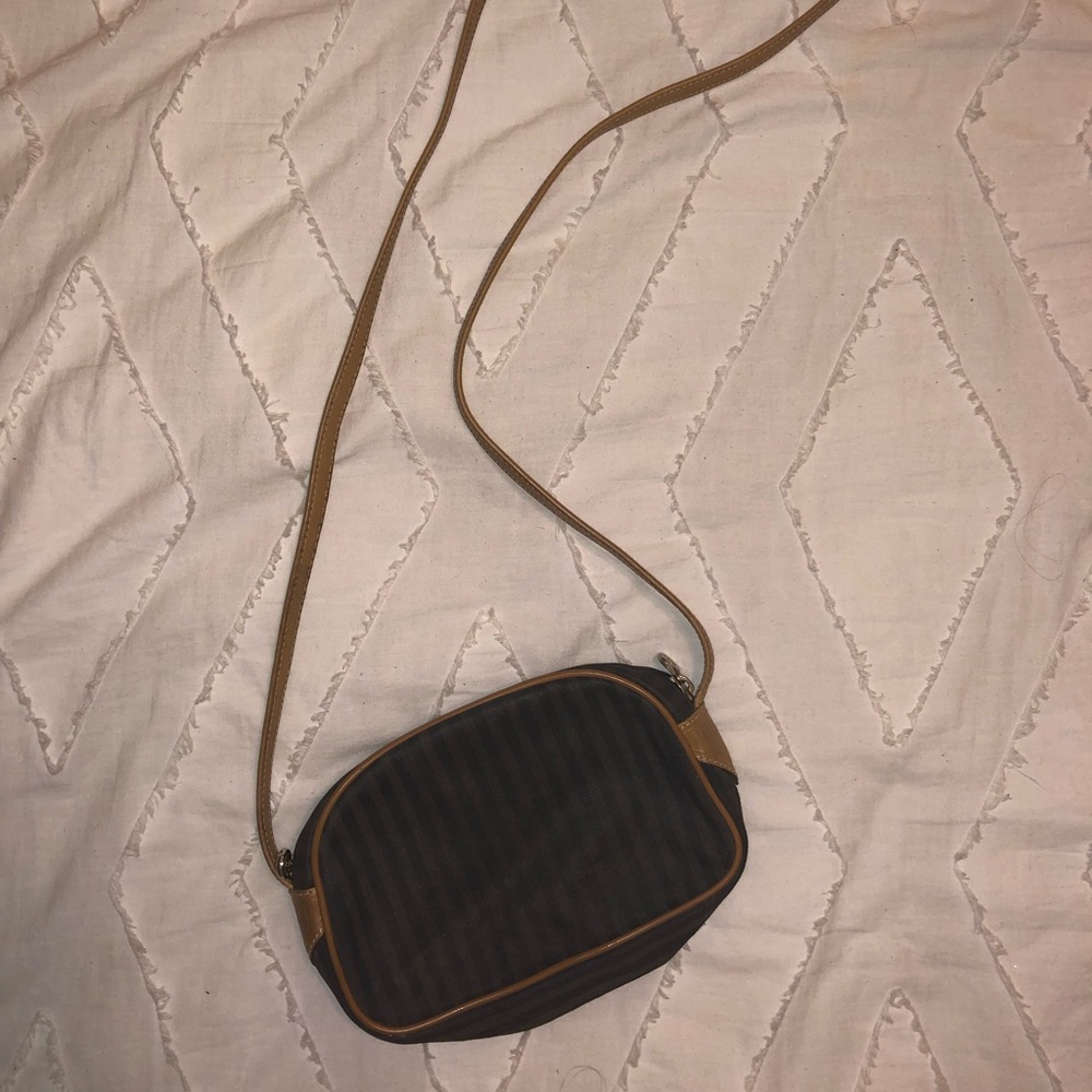 Iconic Striped Fendi Crossbody - Gem